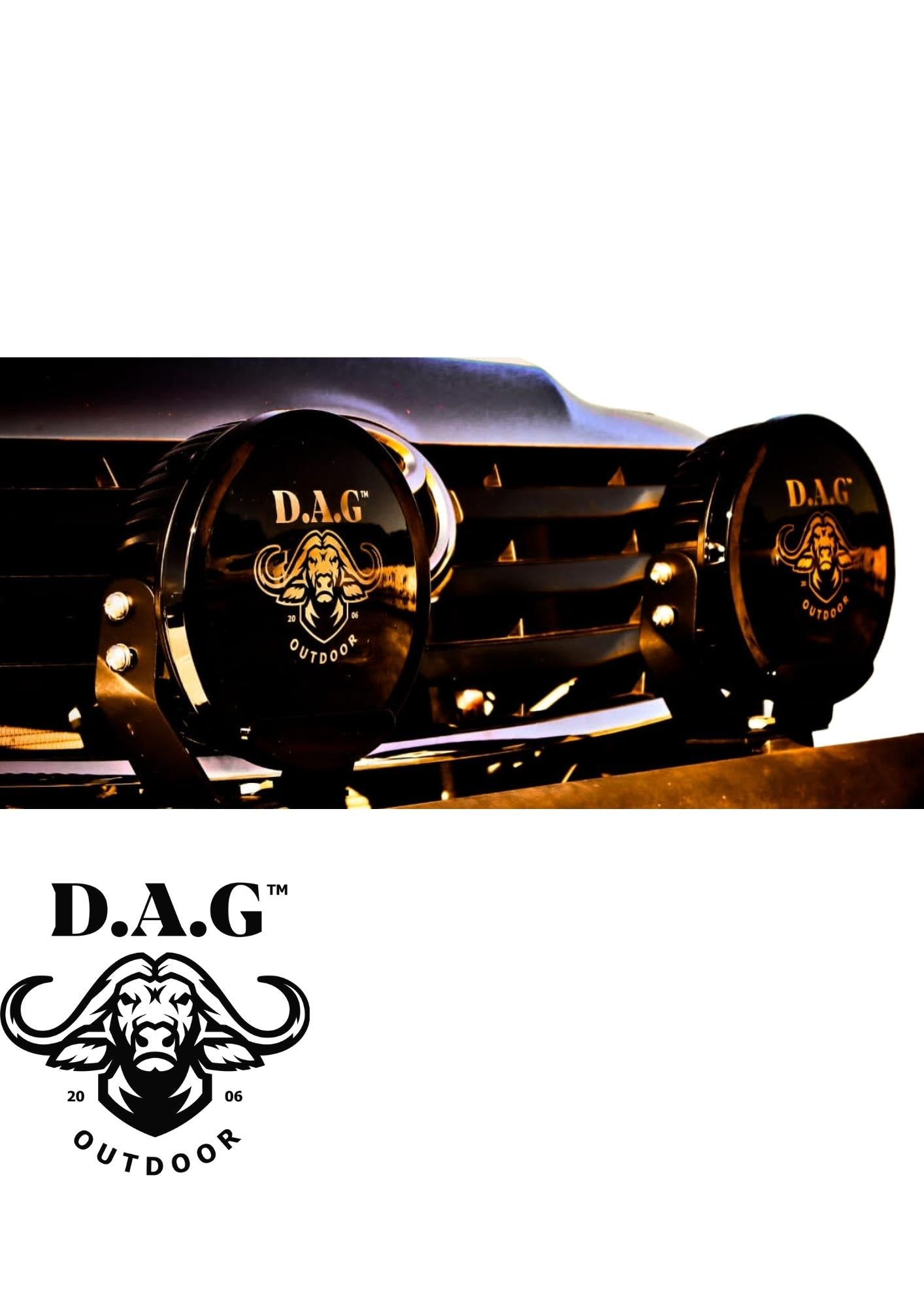 D.A.G | 7" Spotlight Covers [Black] – 4X4 Wholesalers Africa